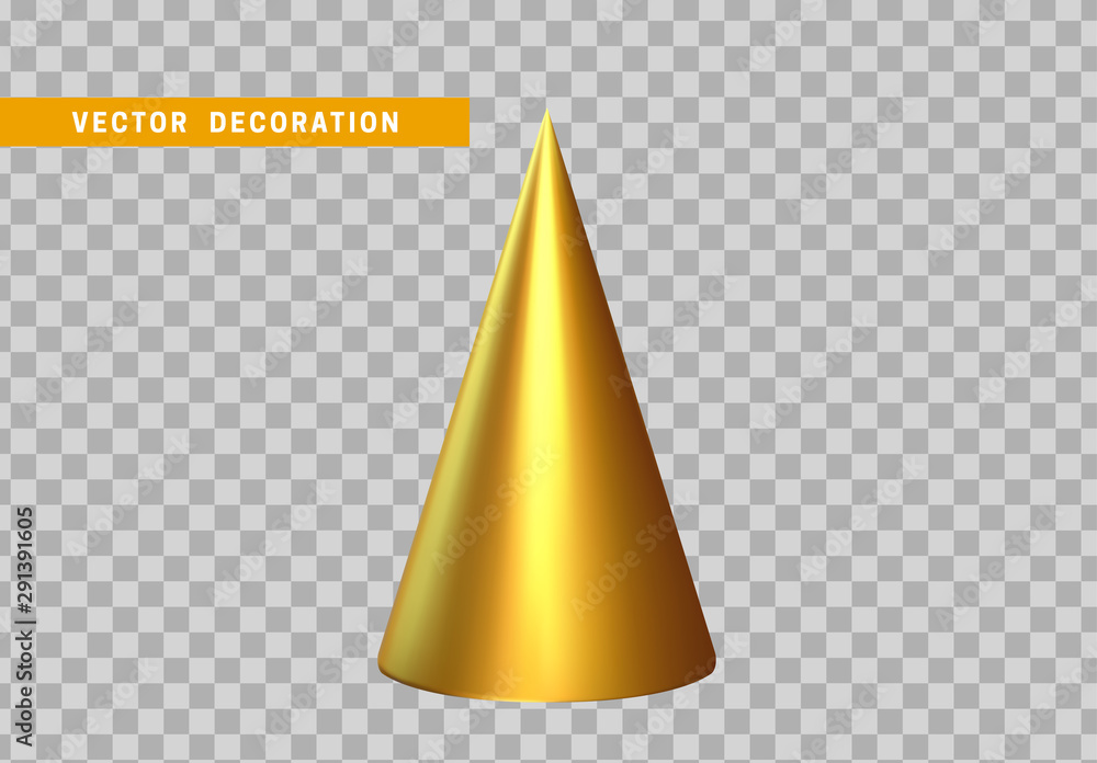 Sharp geometric cone cast volumetric. 3d Geometric Shapes Objects ...