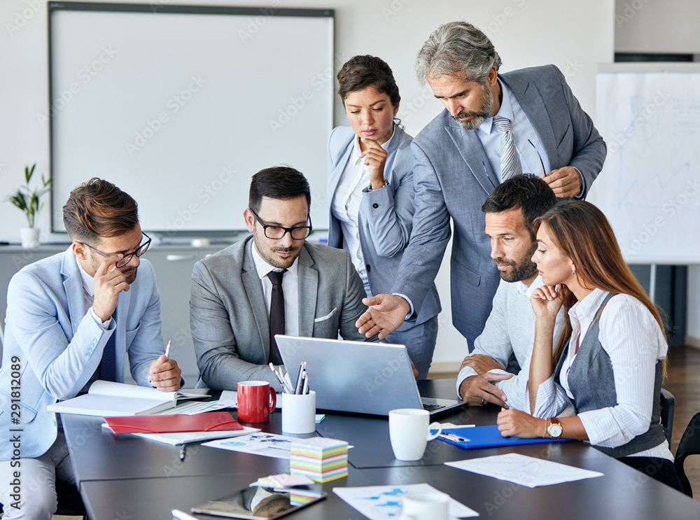 business meeting office conference team teamwork Stock Photo | Adobe Stock