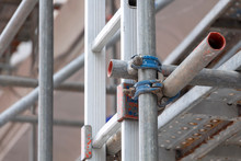 Construction Site Scaffold Tubes Free Stock Photo - Public Domain Pictures