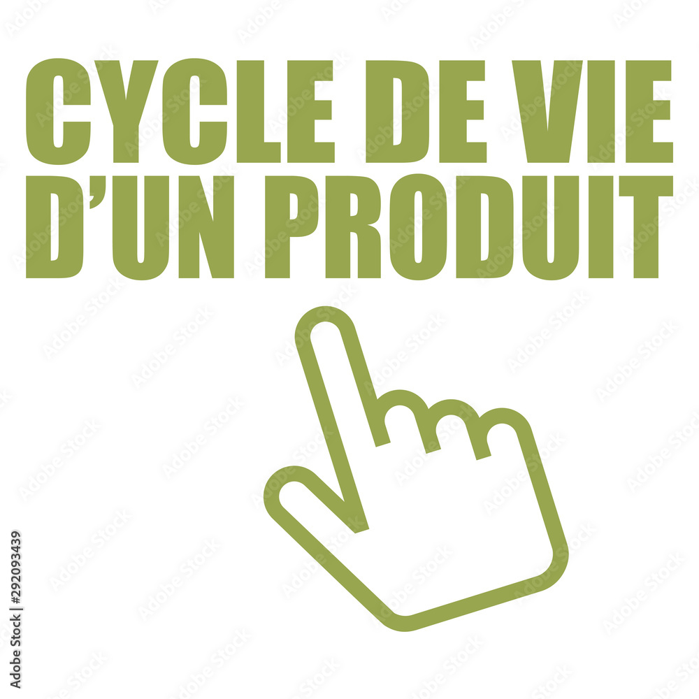 Logo cycle de vie d'un produit. の Stock ベクター | Adobe Stock