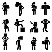 Moving Box Silhouette Free Stock Photo - Public Domain Pictures