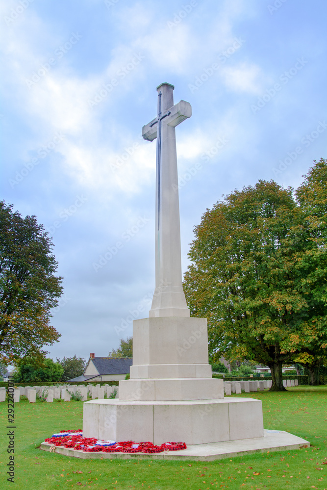 Bayeux War Cemetery is the largest Second World War cemetery of Commonwealth soldiers in France ...