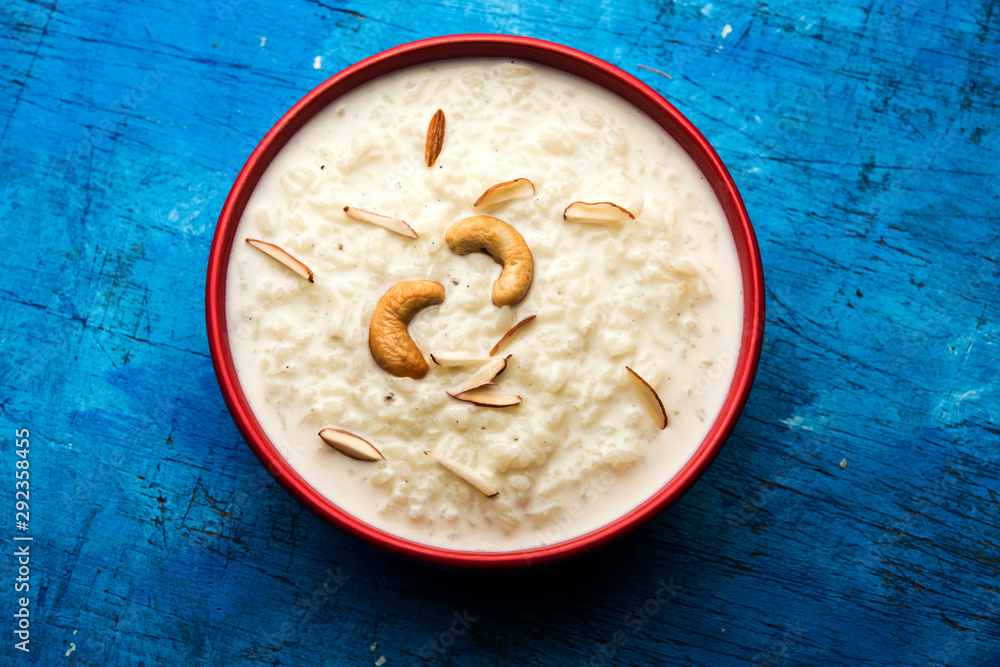 Rice Kheer or Firni or Chawal ki Khir is a pudding from Indian ...