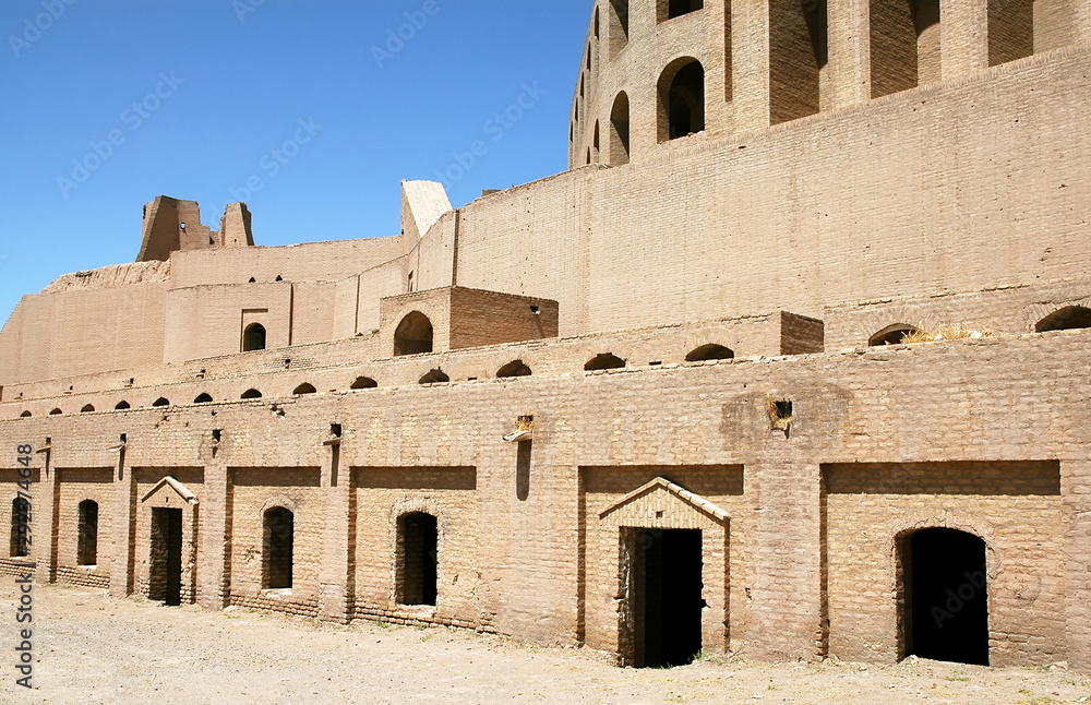 Herat Citadel in Herat, Afghanistan. The fort dates back to the 15th ...
