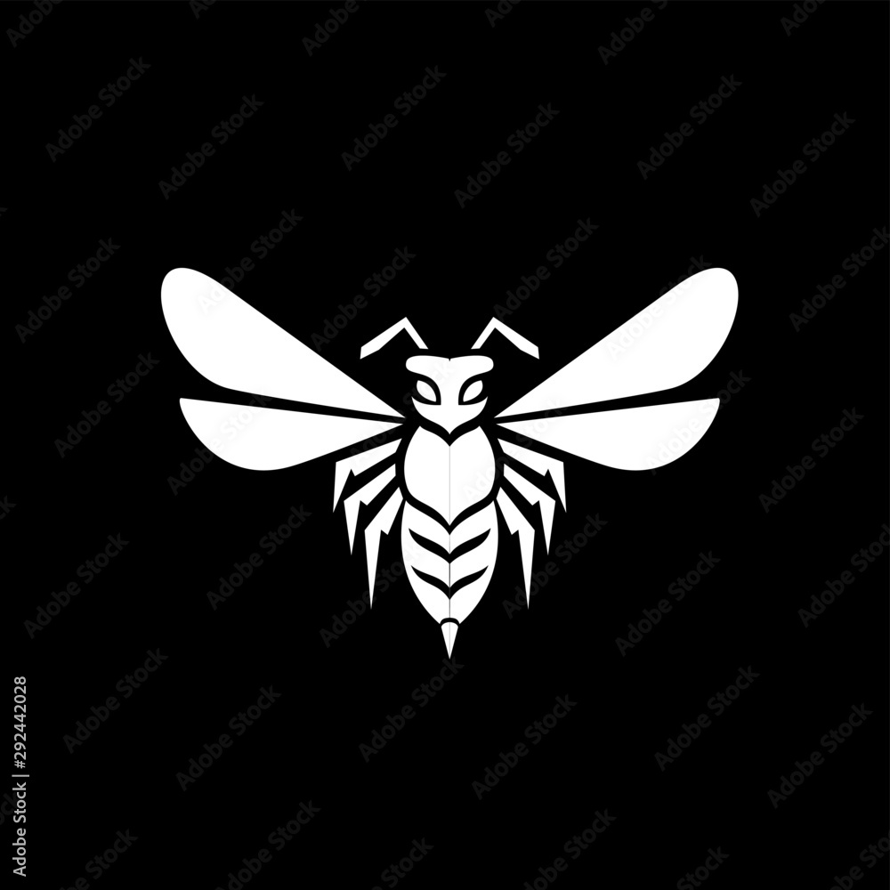 hornet logo icon designs vector Stock Vector | Adobe Stock