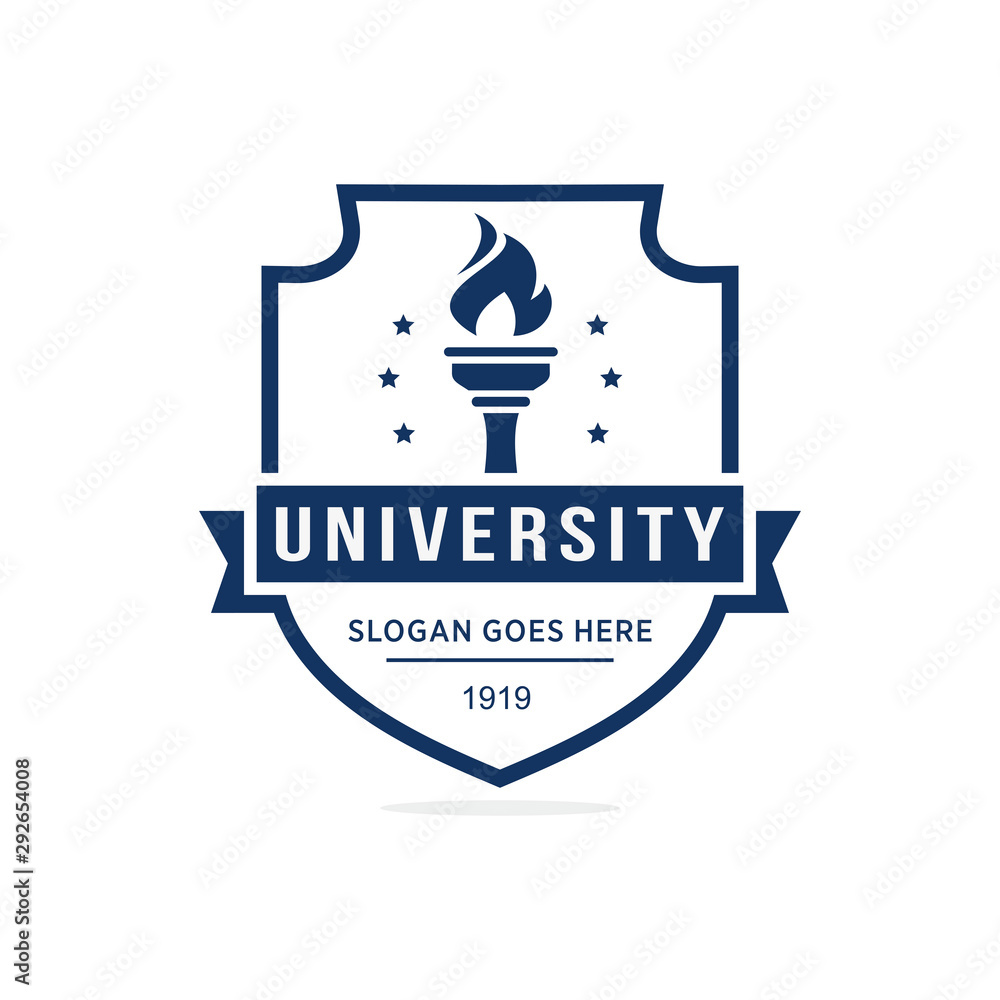 University, college logo vector Stock Vector | Adobe Stock