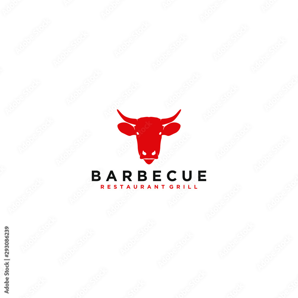 Barbecue bbq grill restaurant food drink logo design - barbeque fire ...