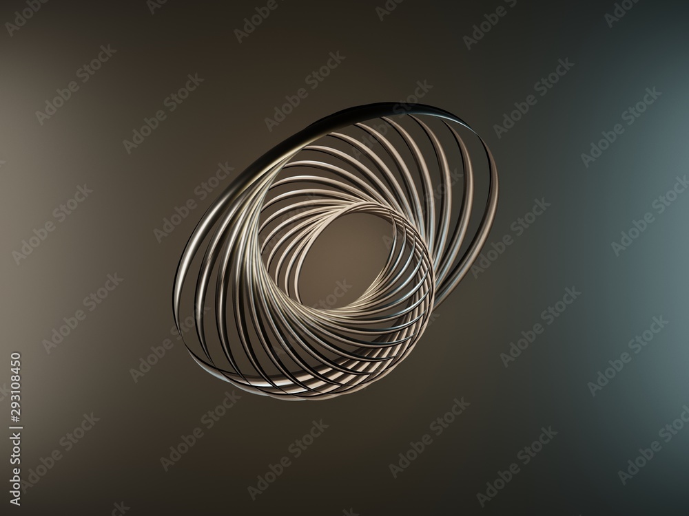 3d abstract minimal modern hemisphere, ball, isolated objects, 3d ...