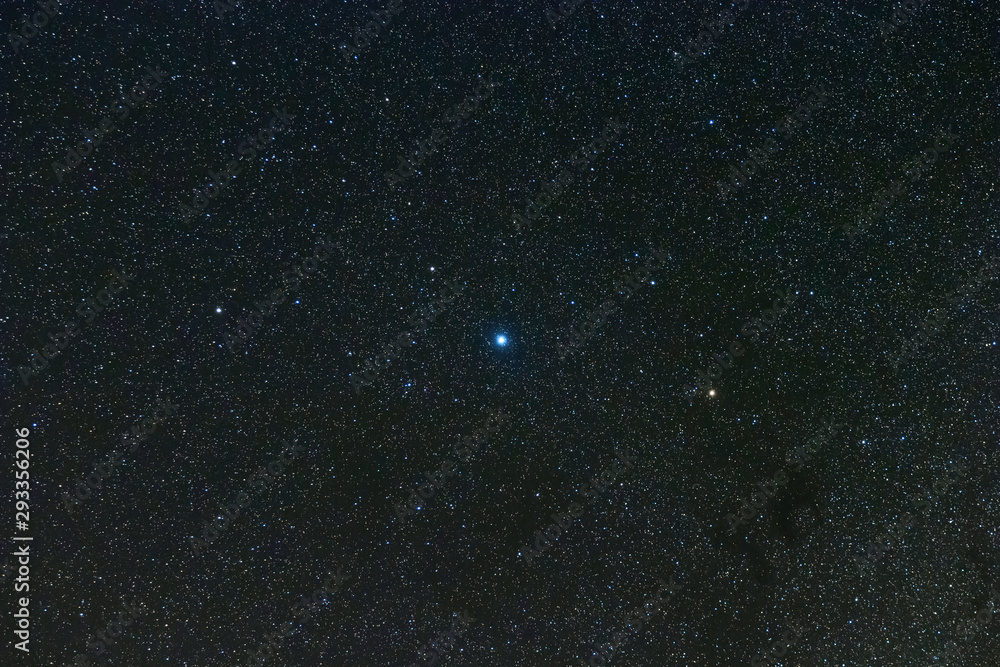 Foto de Stock Aquila Constellation in Real Night Sky, Eagle ...