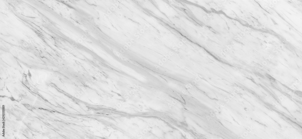 White Carrara Marble Texture Background With Curly Grey Colored Veins ...