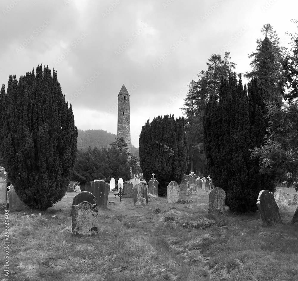 GLENDALOUGH MONASTIC CITY, Christian monastic settlement. A historic ...