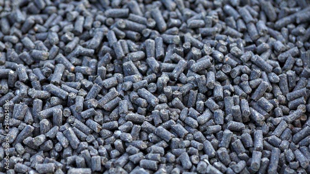 Chicken manure pellets or waste, organic fertilizer as background Stock ...