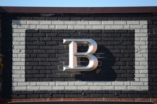 Letter B On Brick Wall Free Stock Photo - Public Domain Pictures