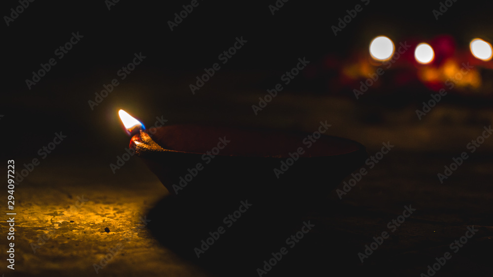 Diwali Diya(oil lamp) also known as diva. Diwali is biggest festival of ...