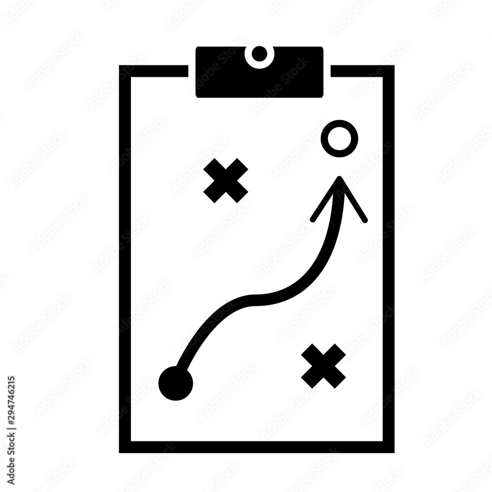 strategic planning Icon on white background. flat style. strategy icon ...