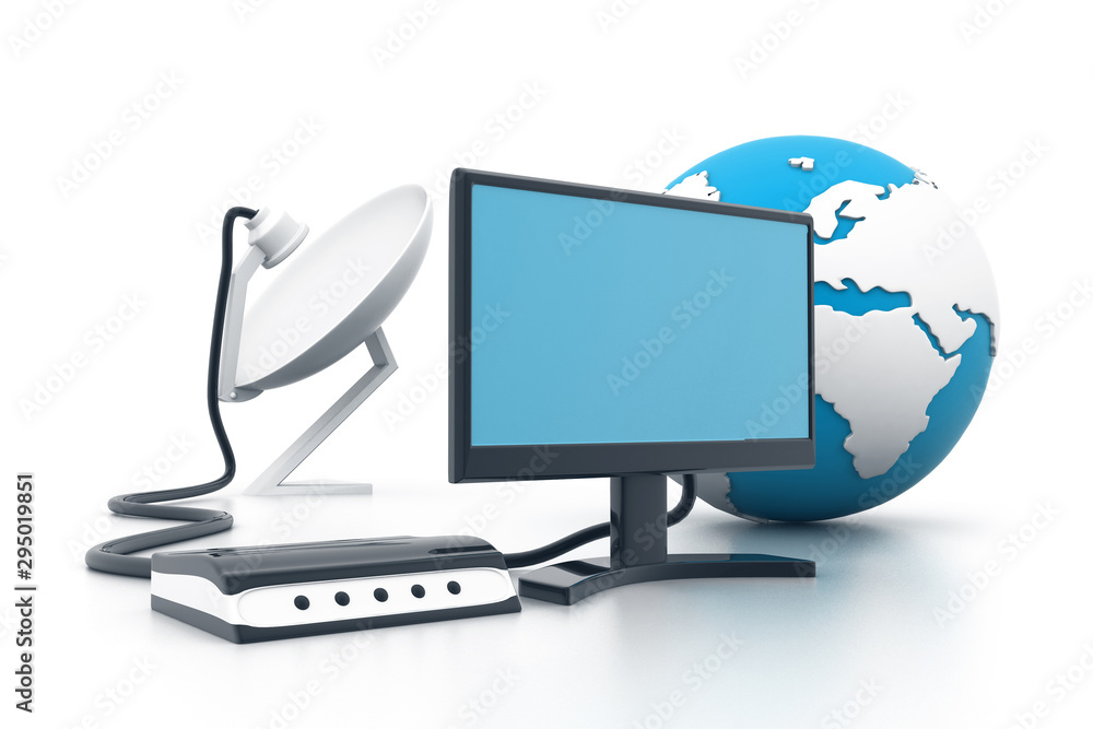 Computer network. Internet concept. Network diagram Stock Illustration ...