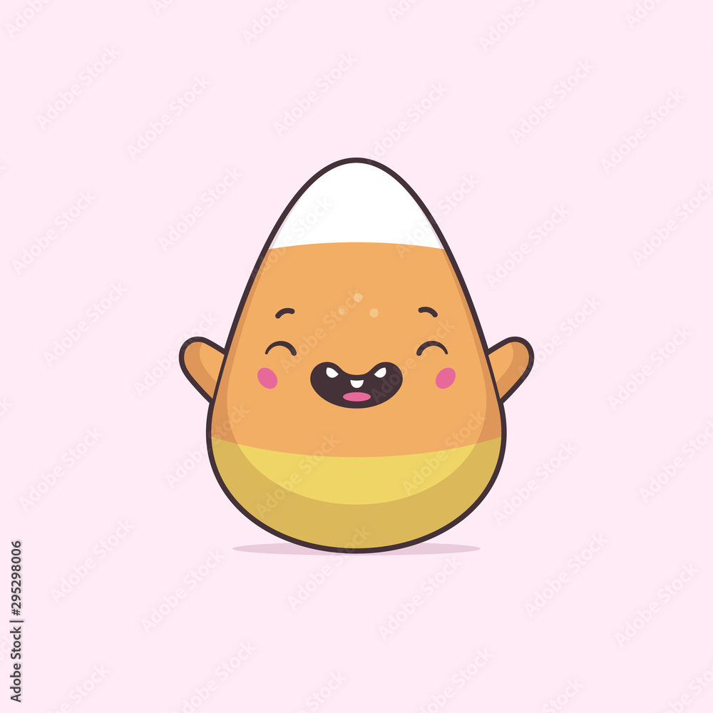Cute Cartoon Candy Corn