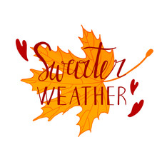 Sweater Weather Poster Free Stock Photo - Public Domain Pictures