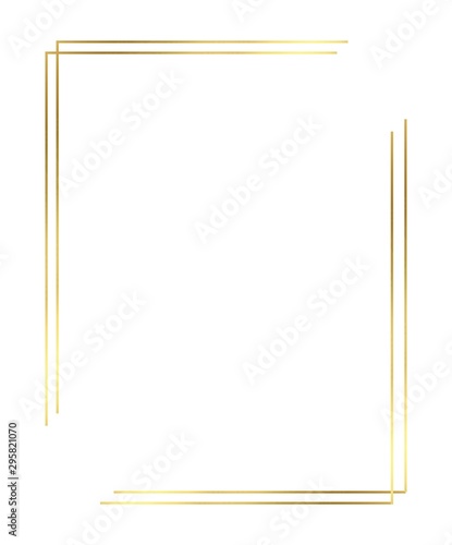 Vector of Christmas Simple Gold border - Buy this stock vector and ...