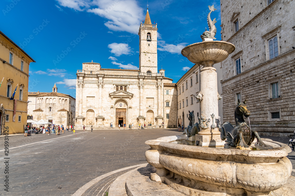The Cathedral of St. Emidio and the Baptistery of San Giovanni in ...