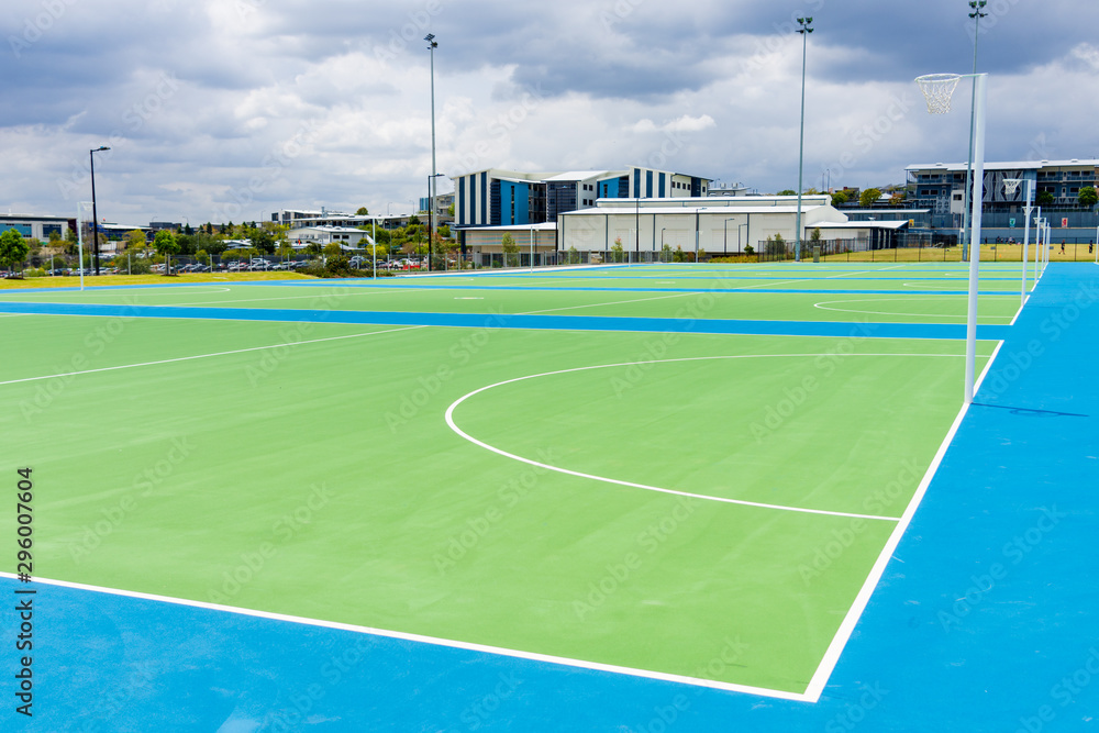 Empty Netball Courts in Suburban Australia Stock Photo | Adobe Stock
