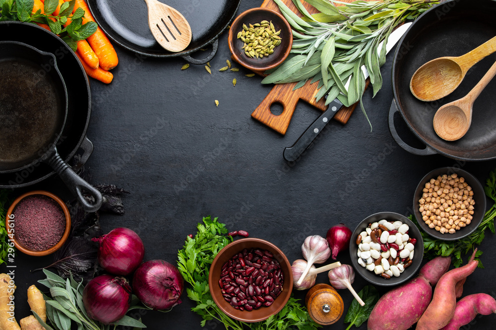 Culinary background with copy space for a text Stock Photo | Adobe Stock