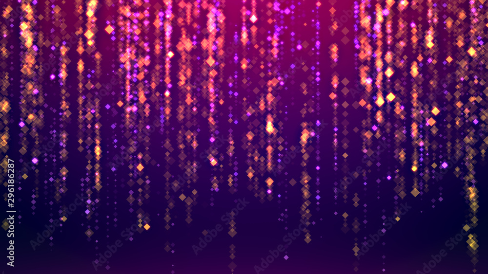 Beautiful Abstract Fashionable Glamorous Glitter Rain Background Stock ...