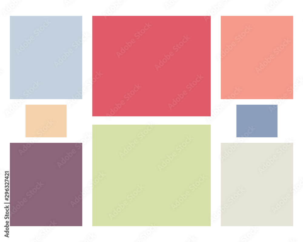 Vector Mood Board & Branding Presentation. Creative Theme Mood Board ...