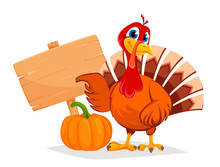 Turkey With Sign Free Stock Photo - Public Domain Pictures