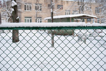 Snow Covered Fence - 01 Free Stock Photo - Public Domain Pictures