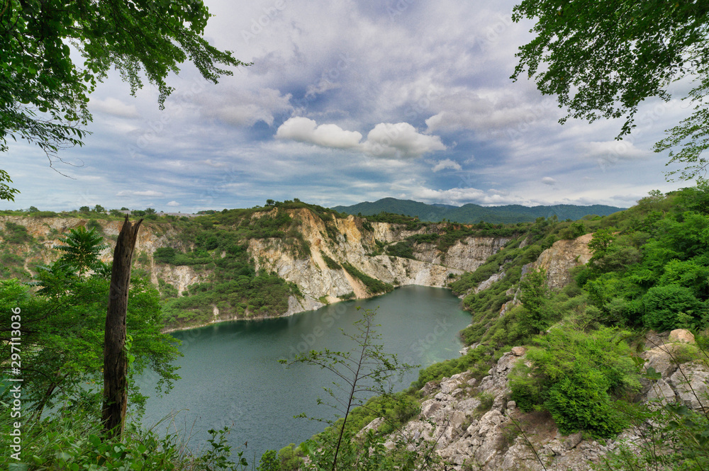 Grand Canyon of Chonburi -Abandoned sand mining. A popular photo site ...