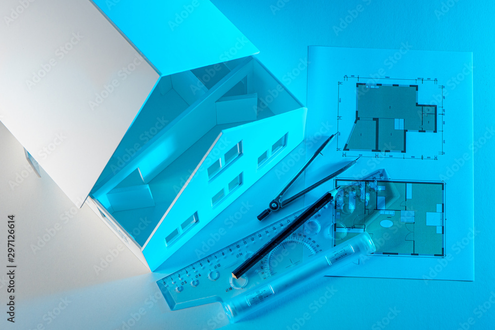 Individual housing construction. Development of drawings. Detailed ...