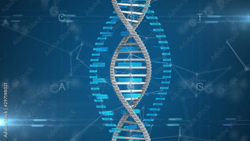 DNA genetic engineering molecular biology medical research into gene ...