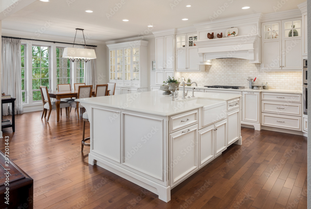 Open Concept Kitchen Traditional Style