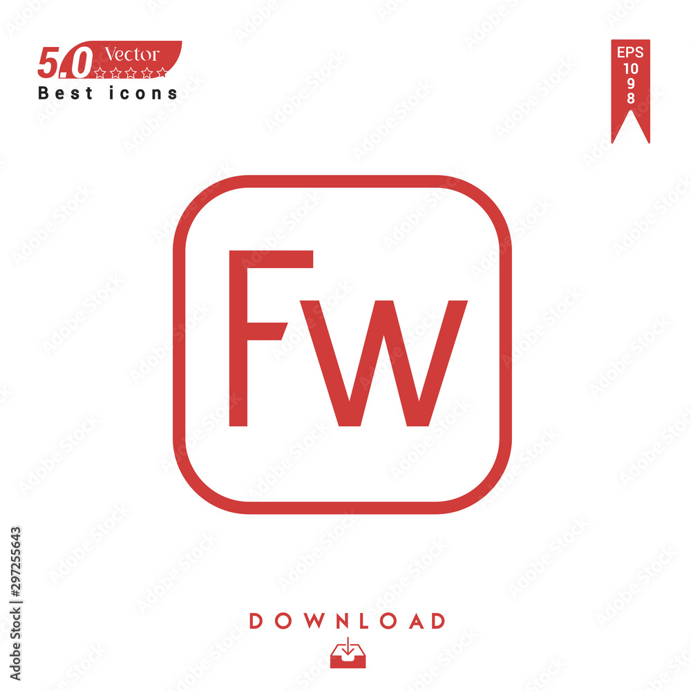 Outline fireworks file-type icon vector isolated on white background ...