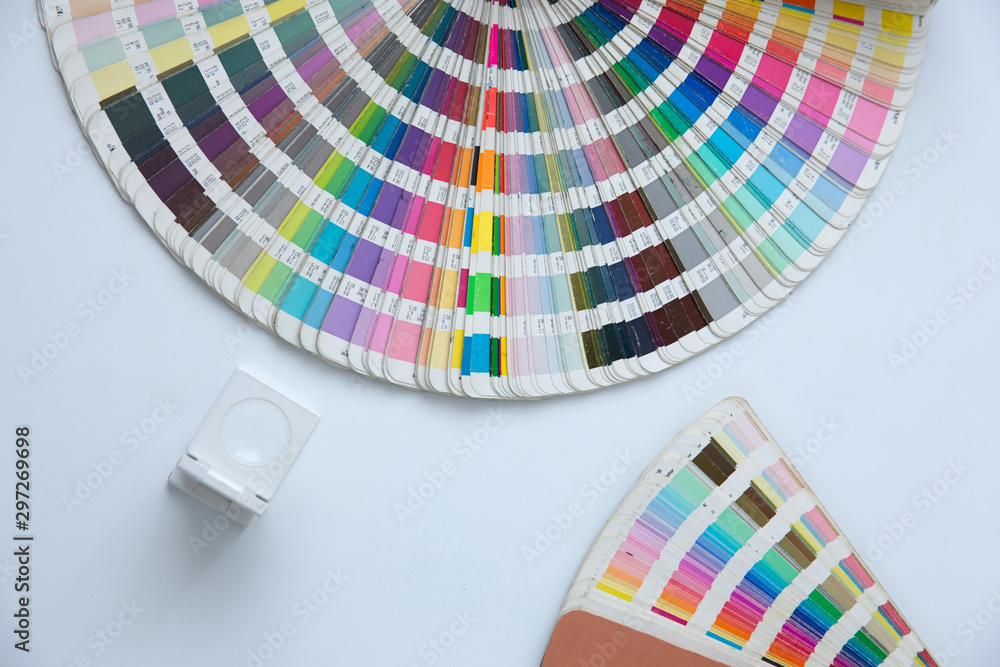 Sample colors catalogue pantone or colour swatches book Stock Photo ...
