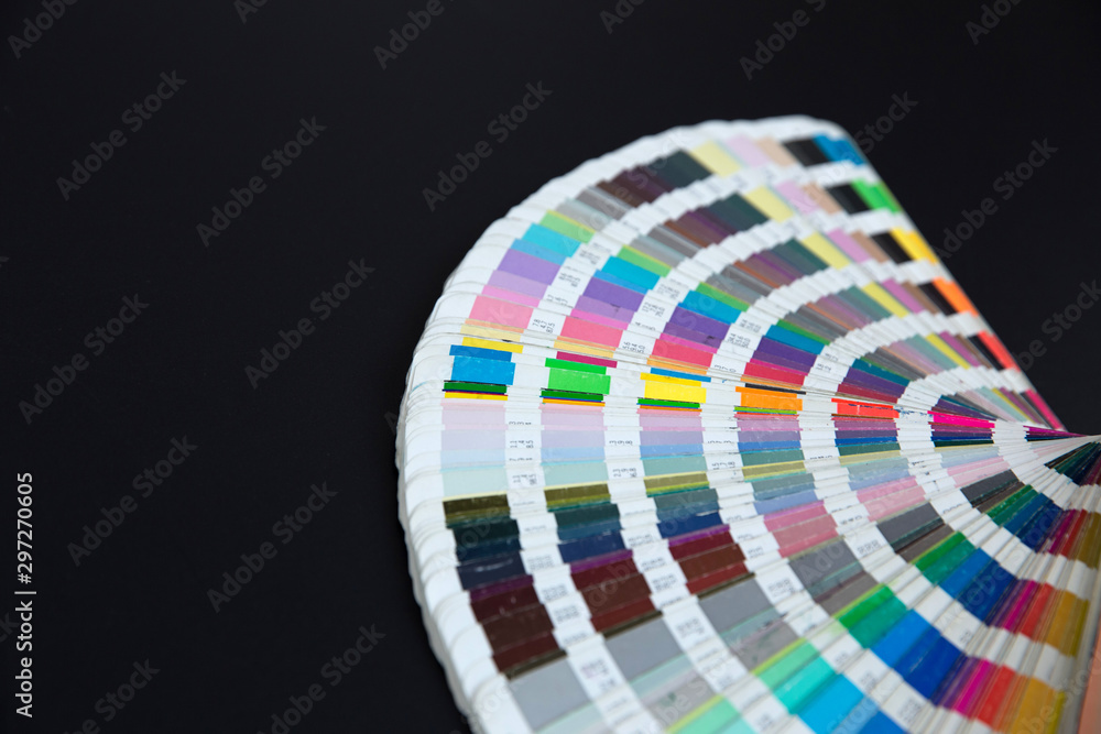 Sample colors catalogue pantone or colour swatches book Stock Photo ...