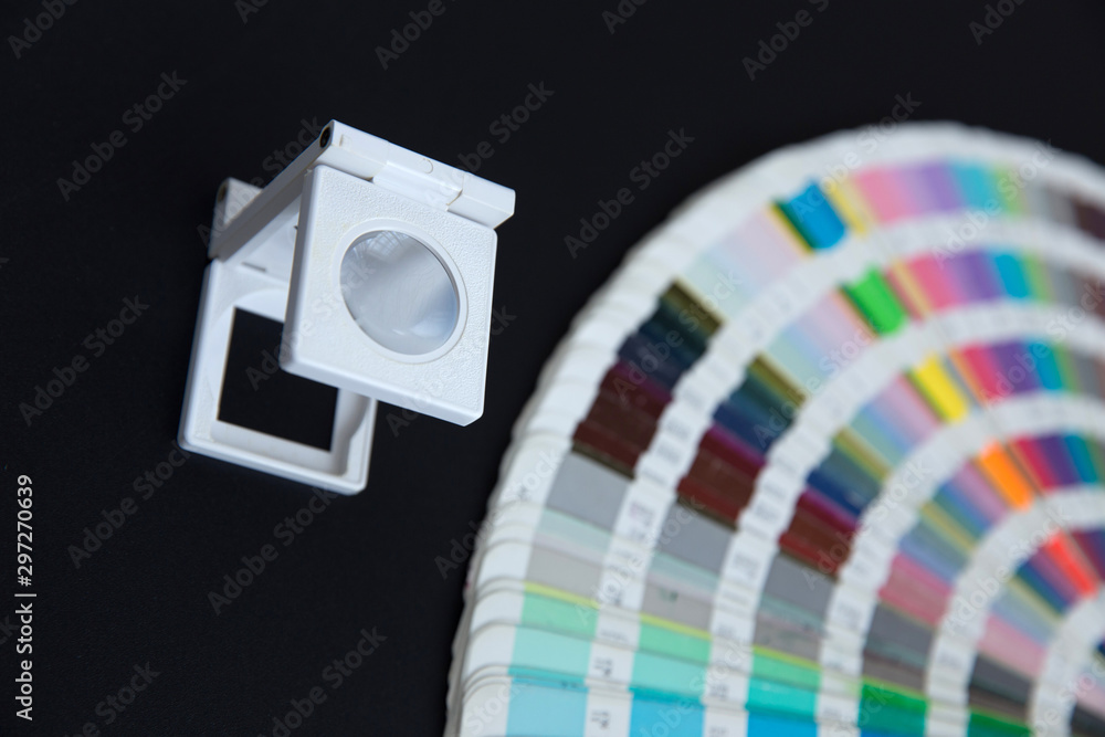 Sample colors catalogue pantone or colour swatches book Stock Photo ...