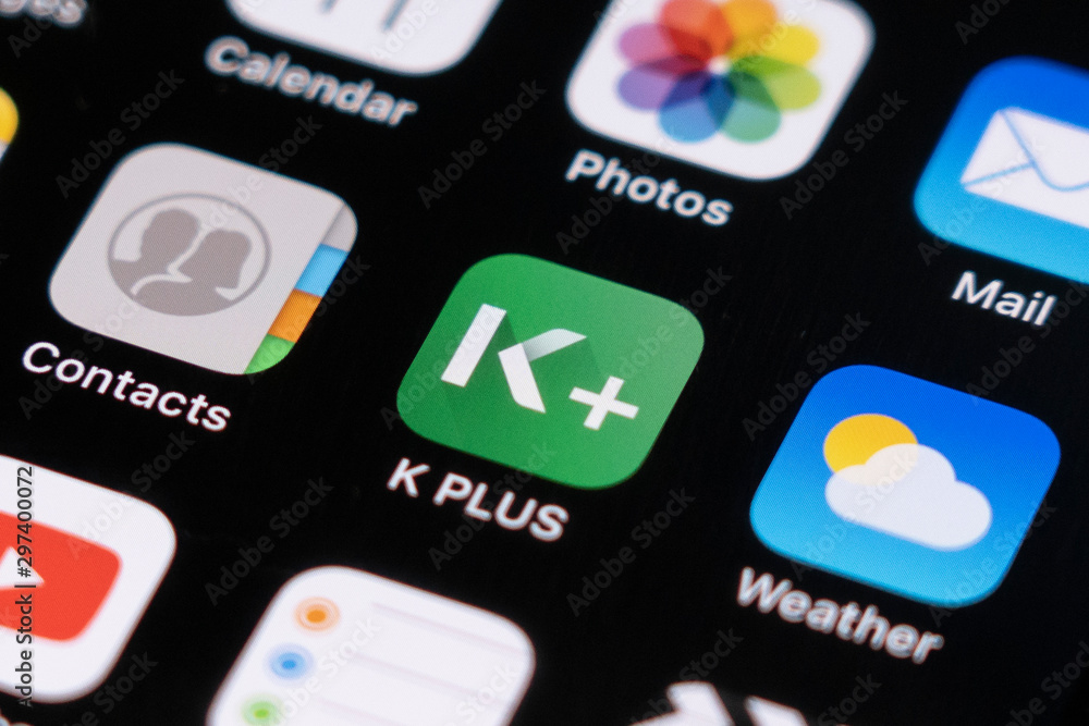 ภาพถ่าย Stock BANGKOK,THAILAND-OCTOBER 11: The New K Plus Mobile ...