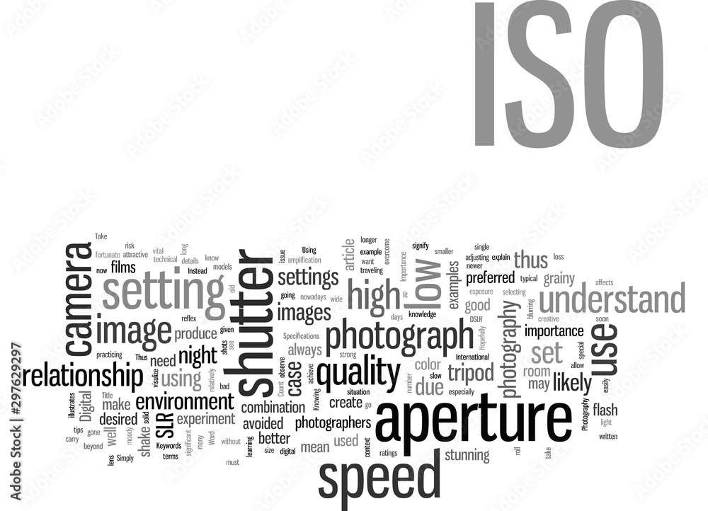 ISO Specifications And Its Importance Stock Vector | Adobe Stock