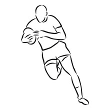 Rugby Sketch Free Stock Photo - Public Domain Pictures