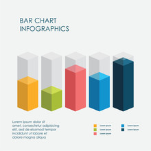 Orange And Grey Bar Graph Free Stock Photo - Public Domain Pictures