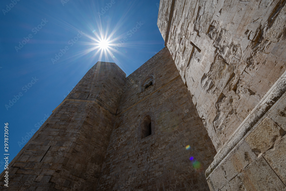Andria, Puglia, Castel del Monte. Castel del Monte is a thirteenth ...