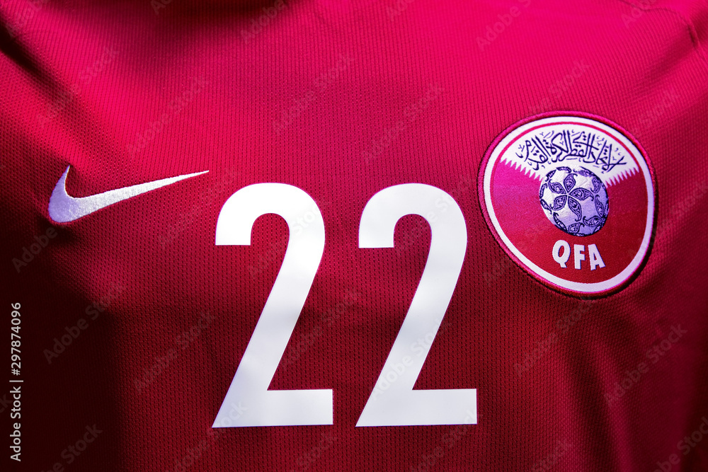 Foto de Stock Moscow, Russia - July 14, 2018: The official athletic ...