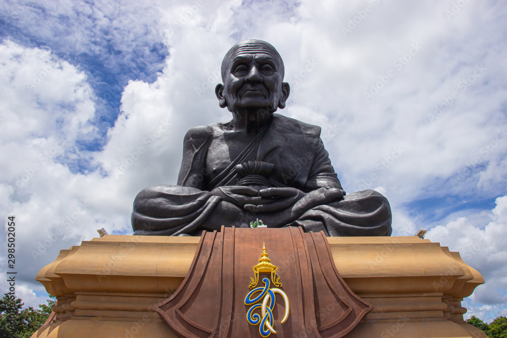 Wat Huay Mongkol, Thailand - September 21, 2019: The Giant Luang Phor ...