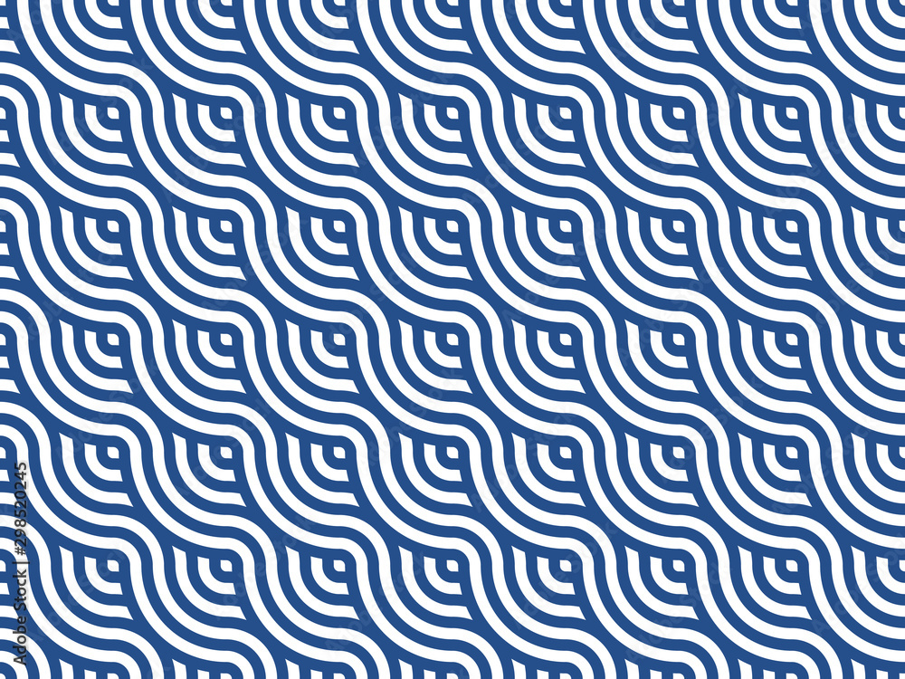 wavy lines seamless pattern