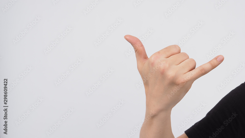 The shaka hand sign is a greeting in the hawaiian culture,subsequently ...