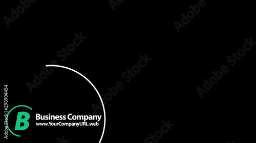 Lower Thirds With Circle Stock Template | Adobe Stock