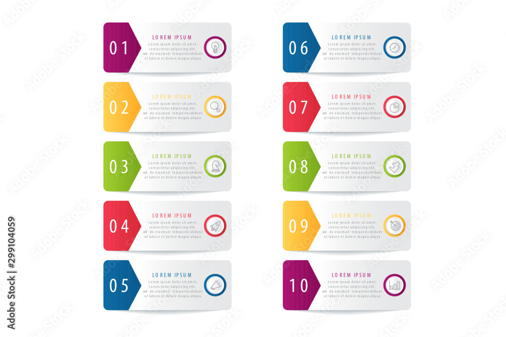 list infographic template design . business infographic concept for ...