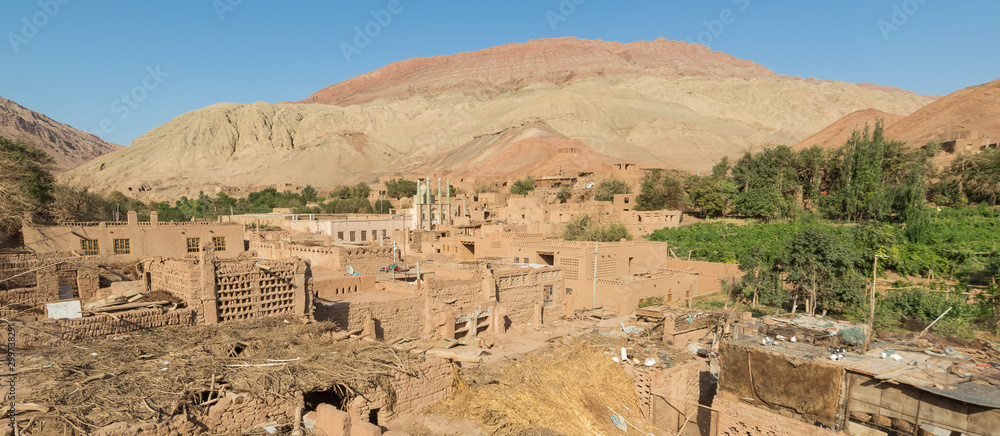 Turpan, China - located along the Tuyugou Valley, and part of the ...